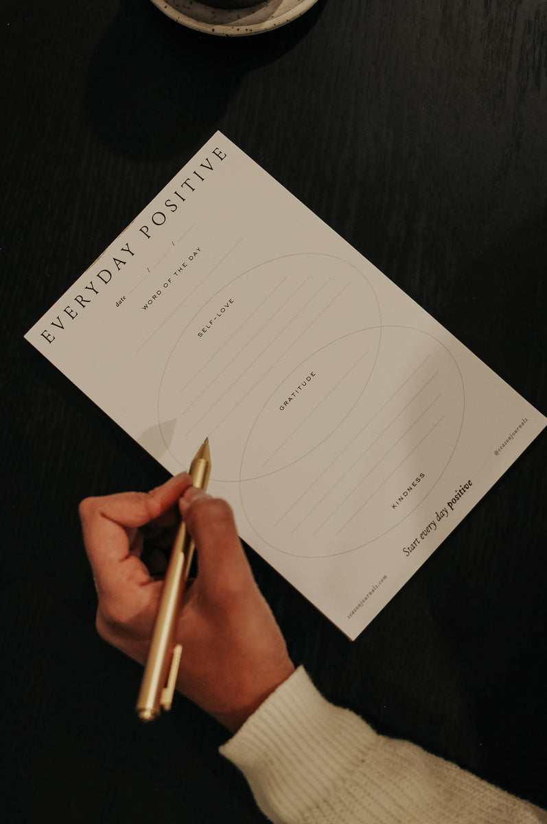 Everyday Positive Notepad | Journal Tool for Self-Love & Gratitude ...