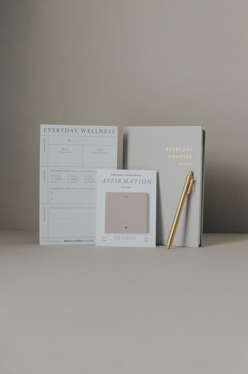 Wellness Bundle | Gift Set | Wellness Journal Tools for Women & Men ...