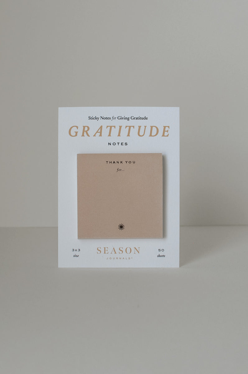 Gratitude Notes | Sticky Notes for Sharing Gratitude – Season Journals